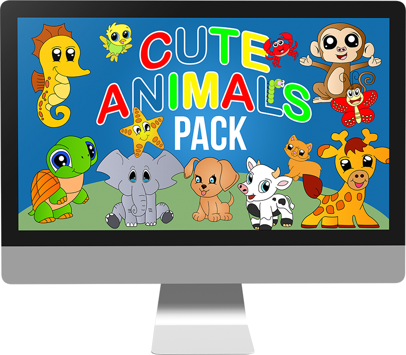 LCB Cute Animals Coloring Pack Huw Hughes LCB Cute Animals Coloring Pack Huw Hughes