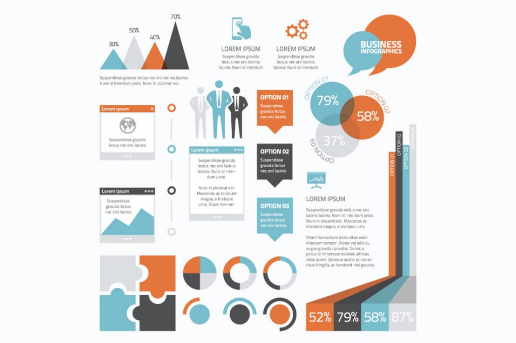 8,000 infographics business presentation. - DinoDino