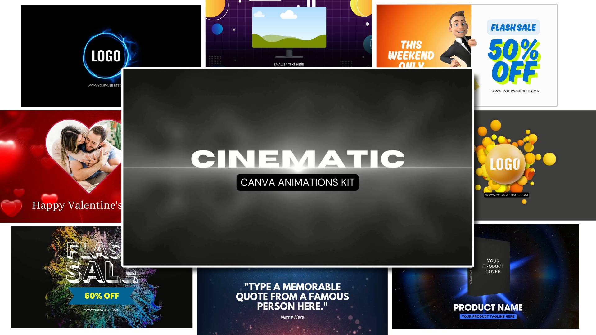 Cinematic Canva Animations Kit - Max Rylski