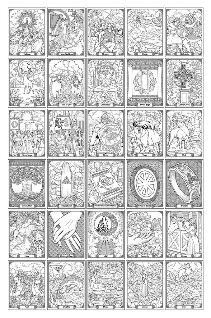 Celtic Symbols Coloring Pages - Rayven Monique