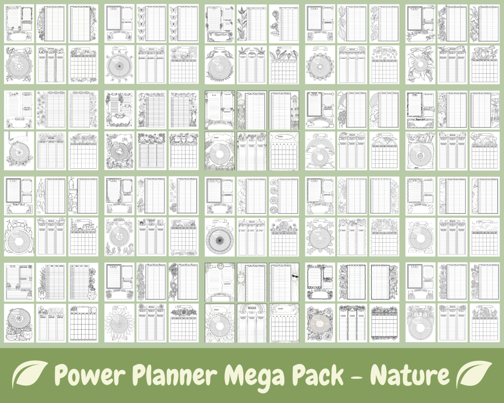 Power Planner Mega Pack – Nature - Rayven Monique