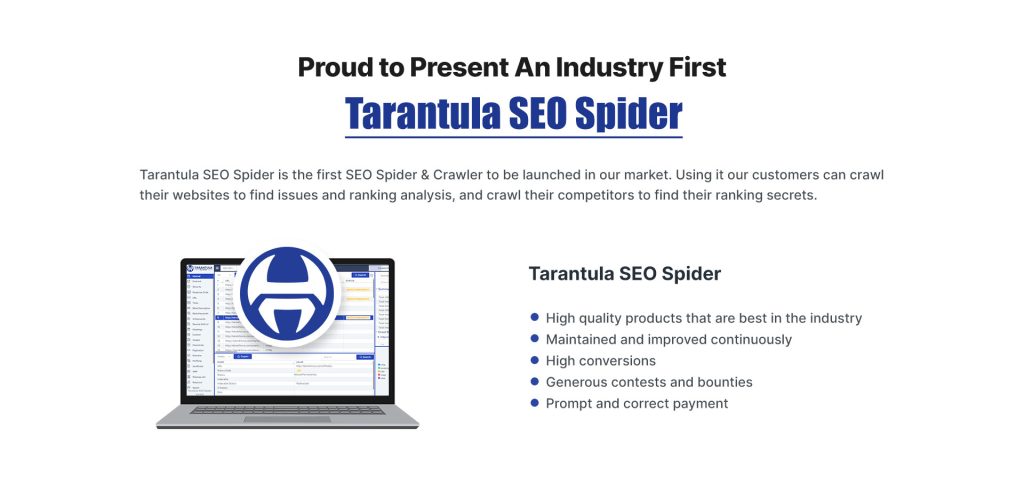 Tarantula SEO Spider - Cyril Jeet