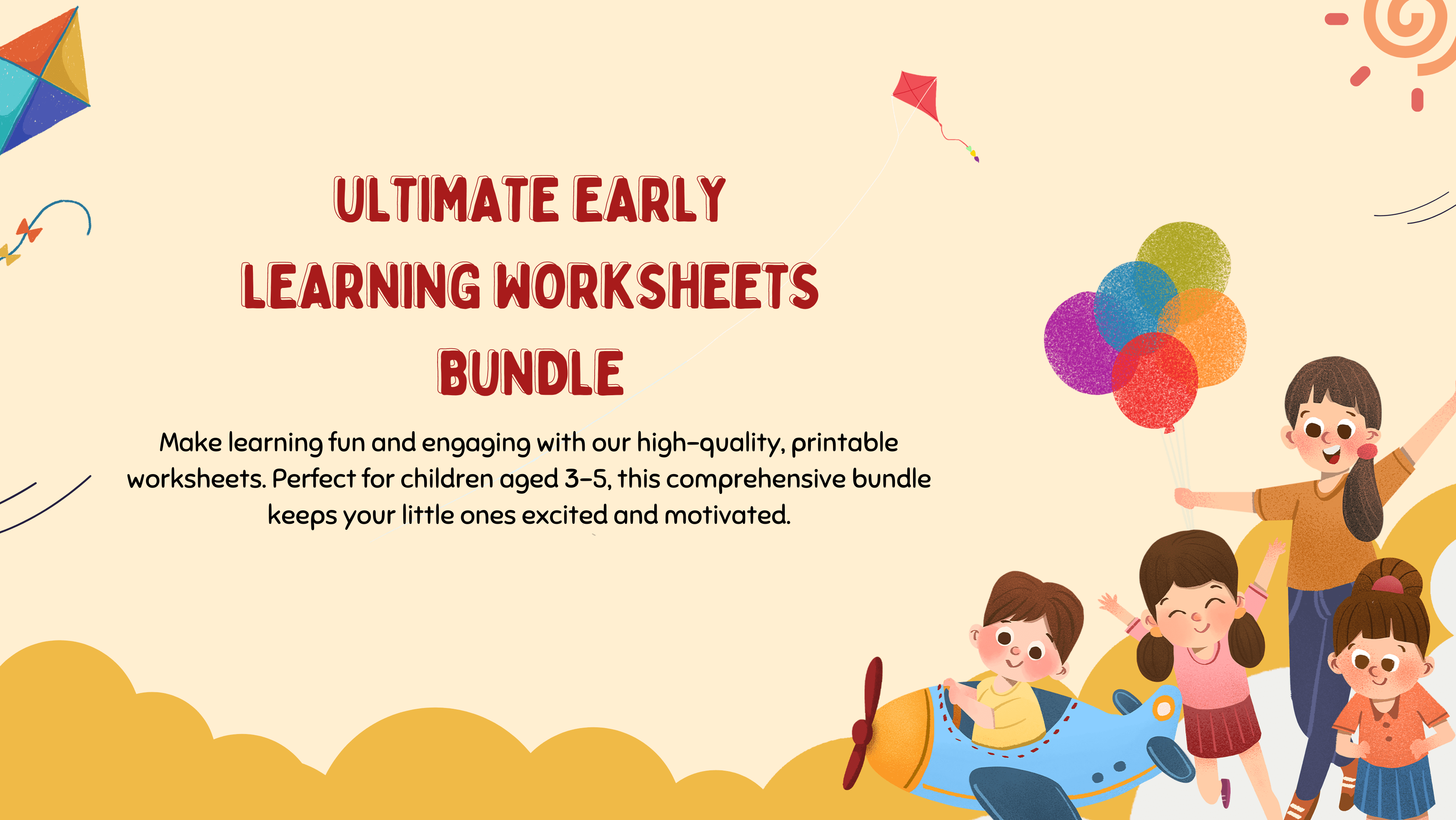 Ultimate Early Learning Worksheets Bundle - Anand Tudu