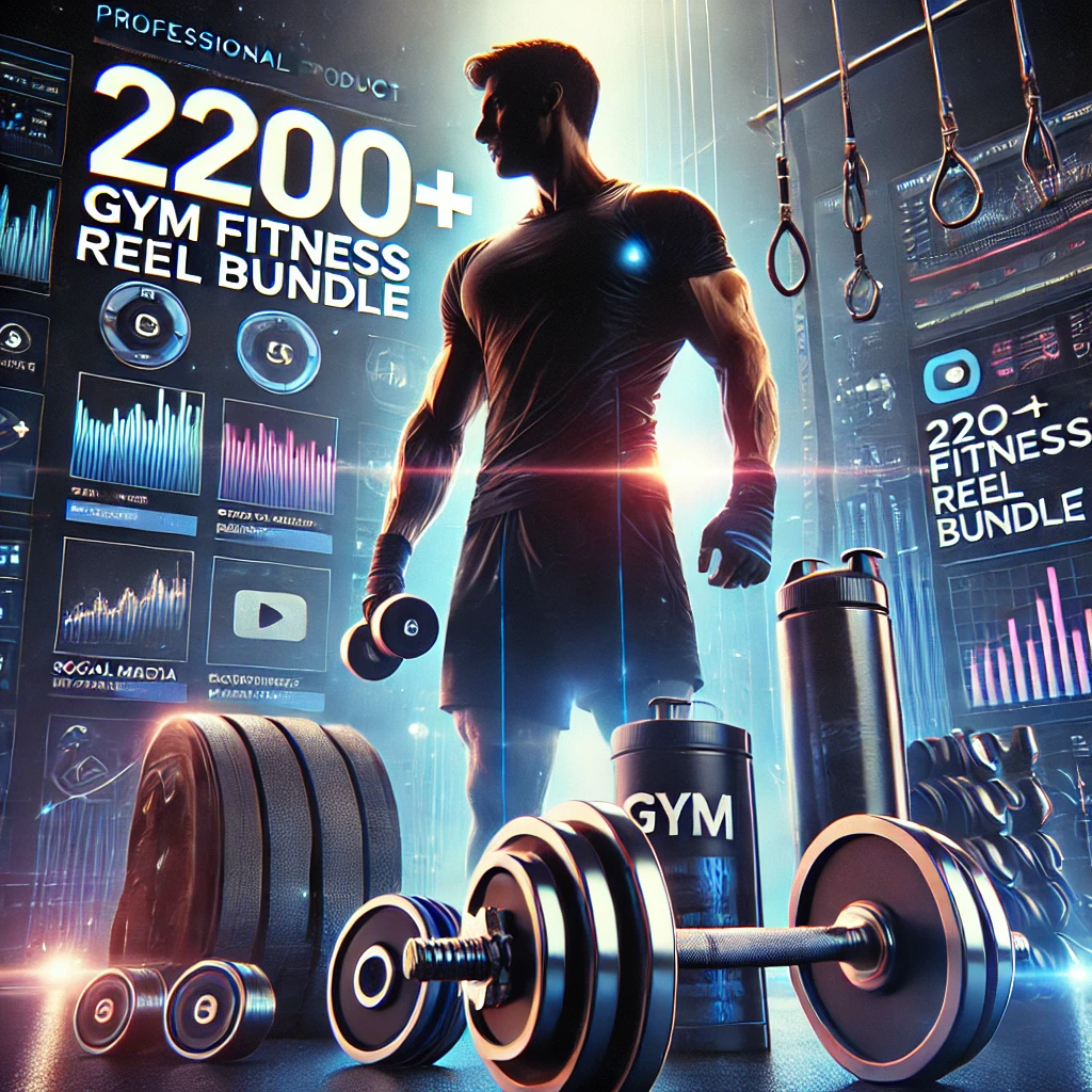 2200 + Gym Fitness Reel Bundle - Pawanluv